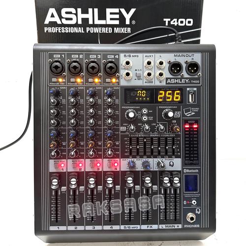 Jual Power Mixer ASHLEY T400 / T-400 / T 400 4 CHANNEL ORIGINAL ASHLEY ...