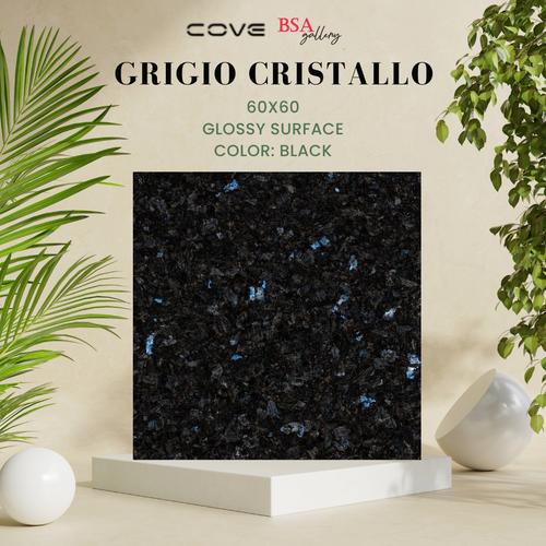 Jual GRANIT 60X60 COVE GRIGIO CRISTALO POLISHED / GRANITE TILE HITAM ...