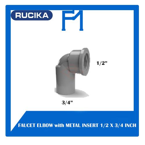 Jual FAUCET ELBOW METAL INSERT AW 1/2 X 3/4 INCH RUCIKA SAMBUNGAN ...