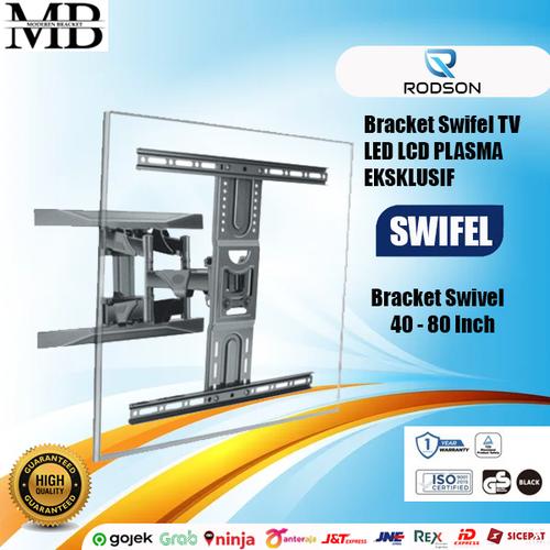 Jual Bracket Braket Breket Swivel TV R6 75 65 60 58 55 50 45 43 Inch ...