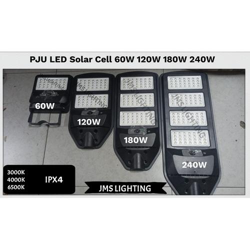 Jual Lampu Jalan PJU LED Solar Cell 60W 120W Panel Surya SOROT 60 120 ...