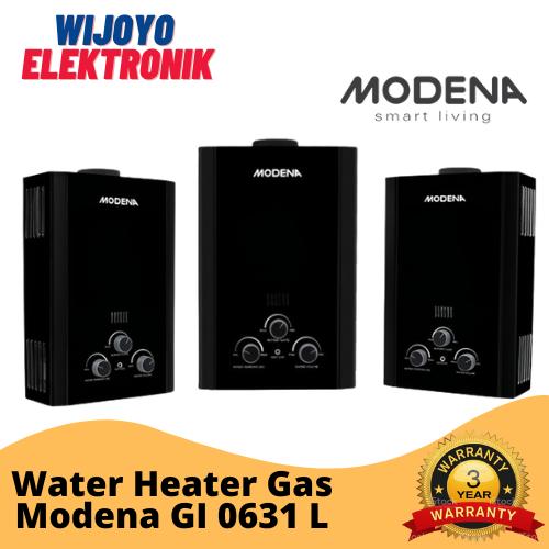 Jual MODENA Tankless Gas Instant - GI 0631 L / Pemanas Air Water Heater Gas Modena GI 0631 L ...