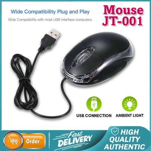 Promo JT-001 Mouse Kabel USB Optical Mouse Komputer Laptop - Jakarta ...