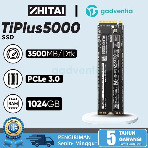 Promo ZHITAI SSD TiPlus5000 1024GB/2048GB PCIe 3.0 3500 MB/s m.2 Notebook Desktop Laptop SSD M2 ...