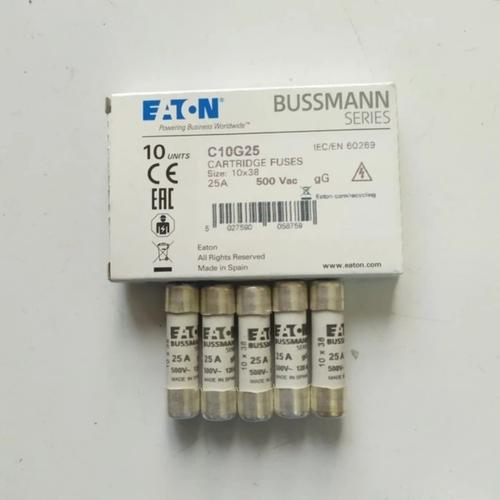 Jual FUSE 10x38 25A 120kA 500V BUSSMANN C10G25 FUSE 10 x 38 25A500V ...