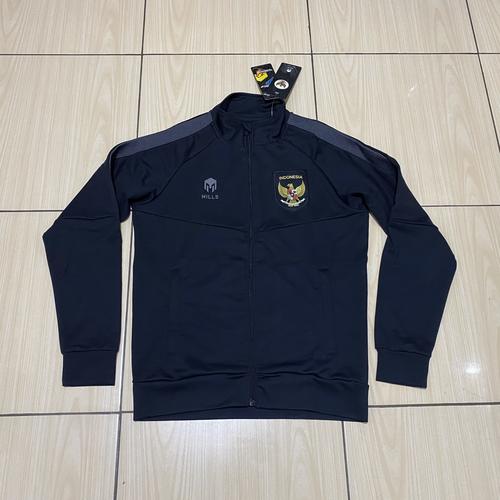 Jual Timnas Indonesia Anthem Jacket Mills Black Original BNWT - Jakarta ...