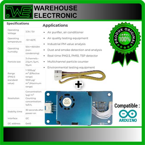 Jual Grove Laser PM2.5 Dust Sensor Arduino Compatible HM3301 - ORIGINAL ...