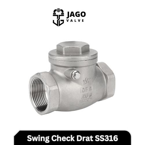 Jual 2" (inch) Swing Check Valve Stainless Steel Drat - Jakarta Barat ...