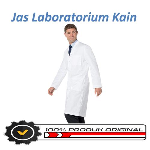 Promo Jas Laboratorium Lengan panjang Jaslab Dokter Bahan Kain Harga ...