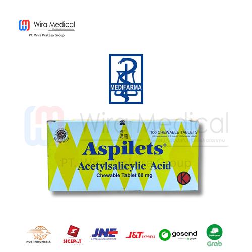 Jual Aspirin - Aspilats - Obat pengencer darah, Isi 10's/Strip, Isi 10 ...