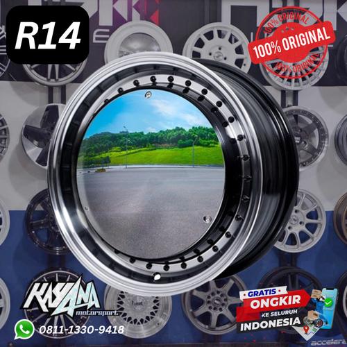 Jual Velg Mobil Clasic R14 HSR Mirror Pcd 4x100/114,3 Lebar 5.5 Velg ...
