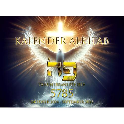 Jual Kalender Alkitab Tahun Ibrani 5785 - Pey Hey (2024-2025) - Kota ...