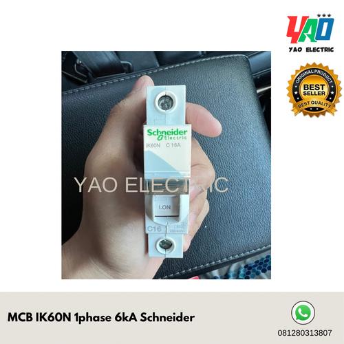Jual Schneider MCB Acti9 IK60N 1phase Original SNI - 16A - Jakarta ...