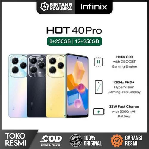 Jual Infinix Hot 40 Pro 8/256 Helio G99 XBoost Gaming Engine, 120Hz ...
