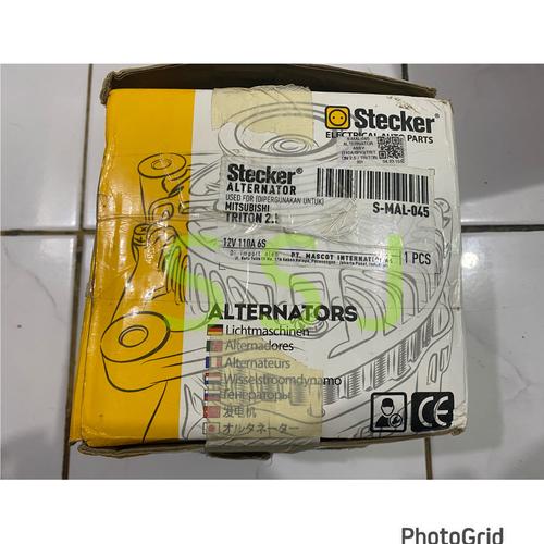 Jual Stecker Alternator Mitsubishi Triton 2.5 12V 110 A 6S - Jakarta ...