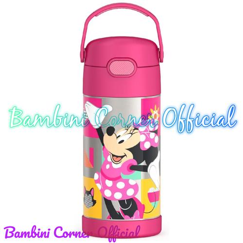 Jual THERMOS FUNTAINER 12 Ounce Stainless Steel Vacuum Insulated Kids Straw Bottle, Minnie Mouse ...