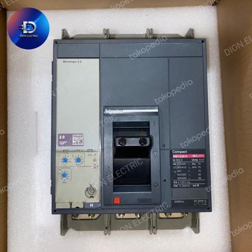 Jual SCHNEIDER Compact MCCB BREAKER NS1250H 3P 1250A 70KA MICROLOGIC 2.0 - Jakarta Pusat - DION ...