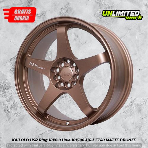 Jual Velg Racing Palang Lima Untuk Honda HRV R18 Warna Bronze Murah ...
