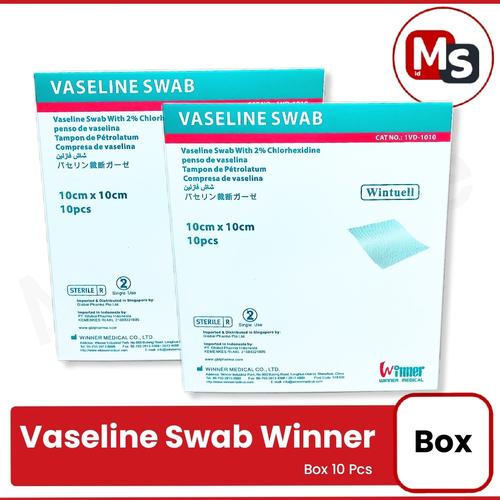 Jual Wintuel Vaseline Swab 10 x 10 cm Winner / Box - Winner/Box - Kab ...
