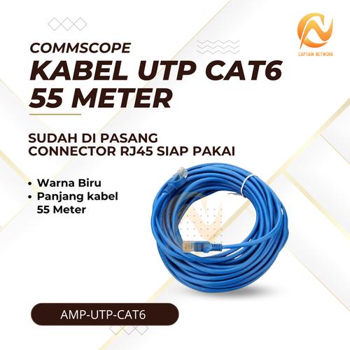 Jual Kabel AMP / Commscope UTP Cat 6 Cable 55 meter siap pakai ...