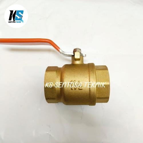 Jual Ball Valve Kuningan ukuran 3/4" inch / Stop kran brass kuningan ...