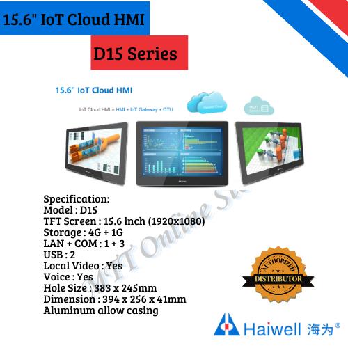 Jual HMI D15 Haiwell IoT Cloud HMI 15 Inch Support Video - Kota ...