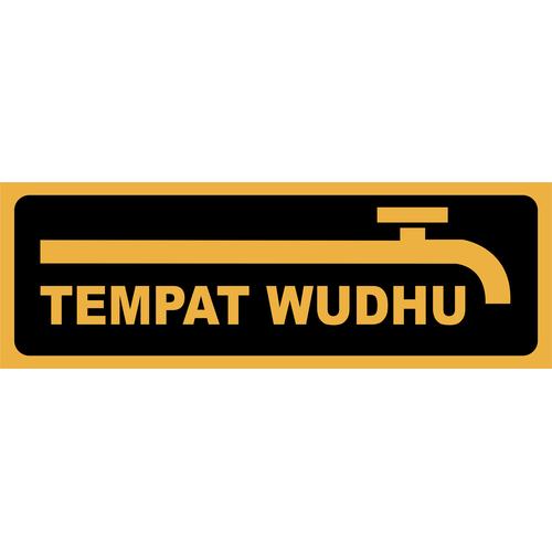 Jual Rambu Tempat Wudhu Mushola Masjid 30cm x 10cm Akrilik 2mm - Kab ...
