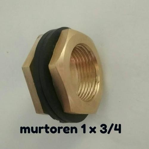 Jual Mur toren 1 x 3/4 inch Kuningan mur tandon neple nepel verlop ...