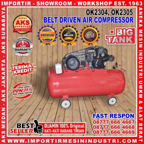 Jual Belt Driven Air Compressor Dinamo Kompresor Udara Dinamo 4 Hp 230 ...