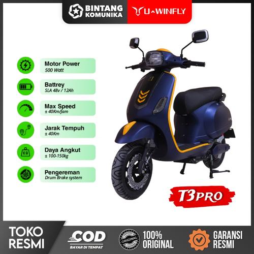 Jual Motor Listrik Uwinfly T3 Pro 1200 Watt, 72V/20Ah, Langsung Kirim, Garansi Nasional Resmi ...