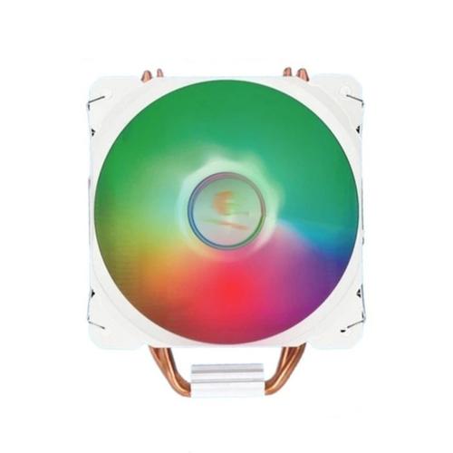 Jual CUBE GAMING BREEZE DUAL White CPU Cooler - Dual Fan 12CM ARGB - 6 ...