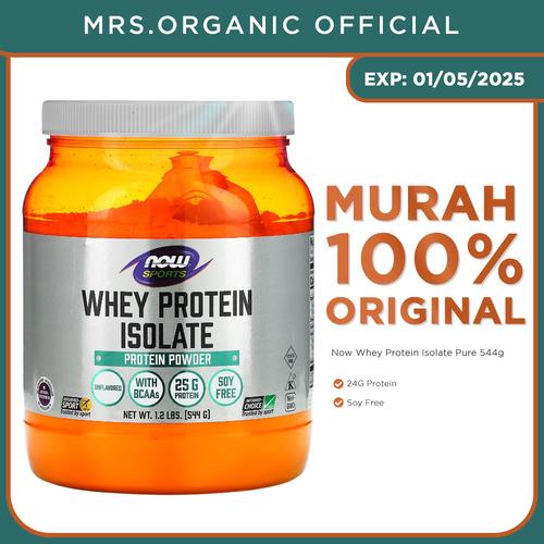 Jual Now Whey Protein Isolate Pure 544g - Jakarta Barat - Mrs Organic ...