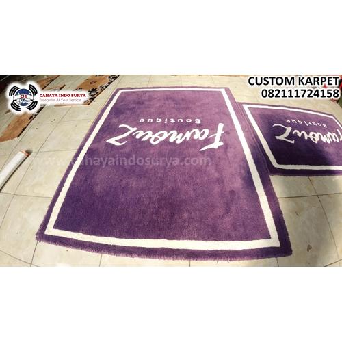 Jual KARPET CUSTOM LOGO & TULISAN | CUSTOM LAMBANG & LOGO USAHA ANDA ...