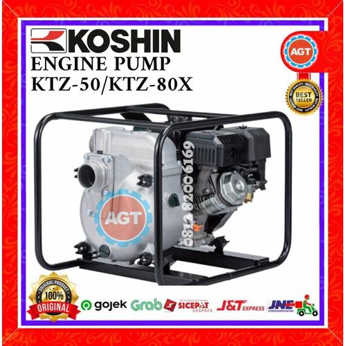 Jual KOSHIN PUMP ENGINE KTZ 100X-BAA HEAVY DUTY TRASH PUMP - MADE IN ...