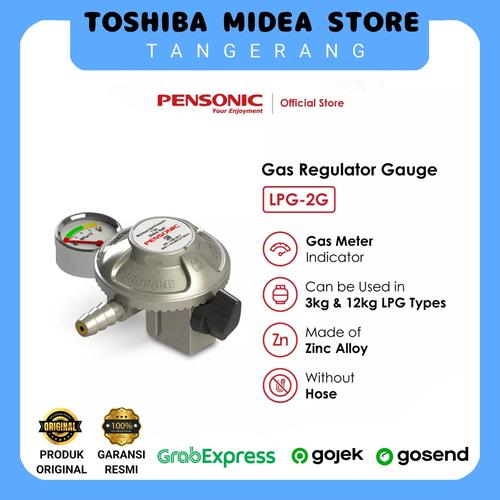 Jual Pensonic Regulator Gas LPG 2G Dengan Alat Ukur / Meteran - Kota ...