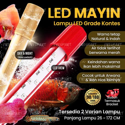 Jual Lampu Mayin Celup Led View Plus Day Night Aquarium Kolam Ikan Koki ...