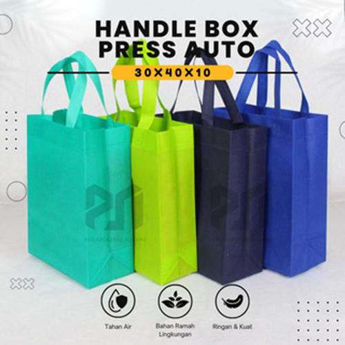 Jual Tas Box Spunbond Standing Handle Box Auto Press Kuat Ukuran ...