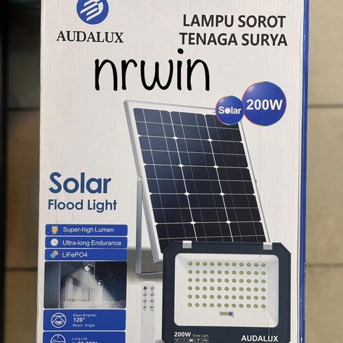 Jual Lampu Sorot LED Solar Panel Audalux 200 Watt SNI ADX8889 - Jakarta ...
