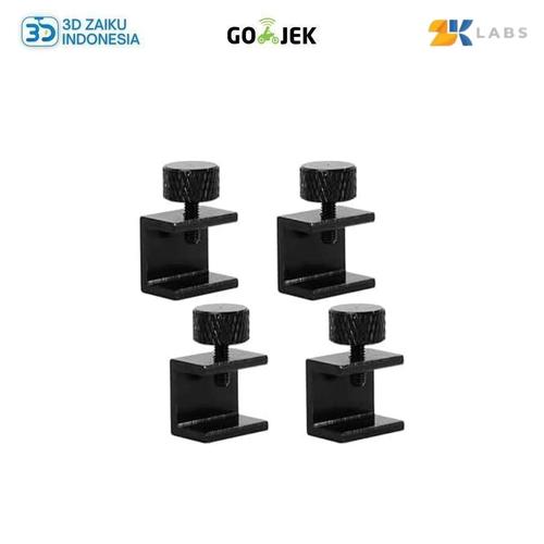 Jual ZKLabs Ultrabase Glass Bed Clip Adjustable Clamps for 3D Printer ...