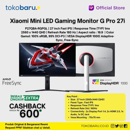 Promo Monitor Xiaomi 27" G Pro 27i Fast IPS 180Hz HDMI Mini LED Gaming ...