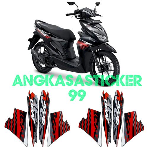 Jual stiker motor striping honda beat new 2022 hitam - Kab. Bogor - JMH ...