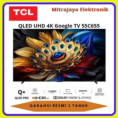 Promo TCL 55C655 QLED PRO 4K UHD SMART GOOGLE TV DLG 120Hz 55 Inch ...