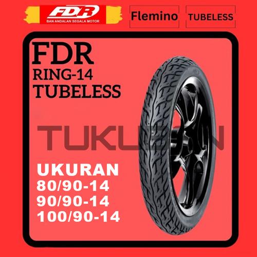 Jual Ban Motor FDR Flemino Ukuran 80/90 90/90 100/90 Ring 14 Tubeless ...