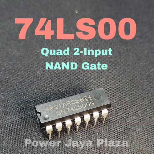 Jual IC SN74LS00 74LS00 Quad 2-Input NAND Gate - Kota Bandung - Power Jaya Plaza | Tokopedia