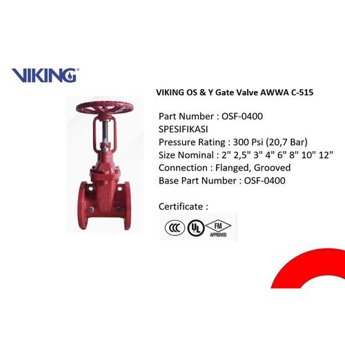 Jual Viking Gate Valve 4 inch OS & Y - Jakarta Pusat - NSE Engineering ...