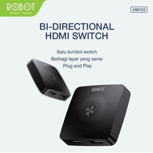 Jual ROBOT HM103 HDMI switch Switcher Splitter Bi-Direction 4k - Kota ...
