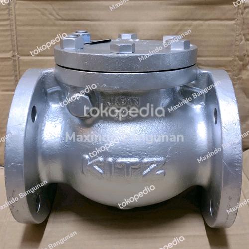 Jual Swing Check Valve KITZ 4" Inch Cast Iron Class 125s 200Wog DN100 ...