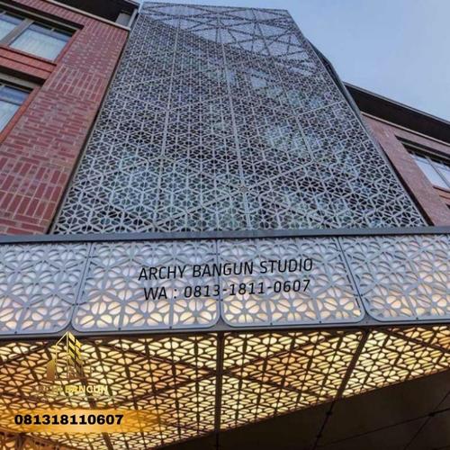 Jual Pembuatan Facade Plat Besi Inlude Finishing dan Pasang - Jakarta ...