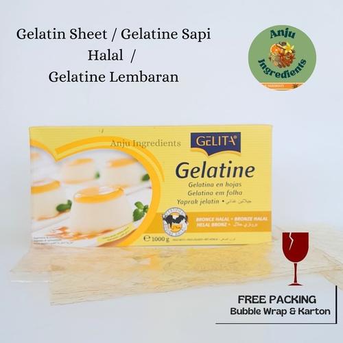 Jual Gelatin sheet 15 lembar / gelatine sapi halal / gelatine lembaran - Jakarta Timur - Anju ...