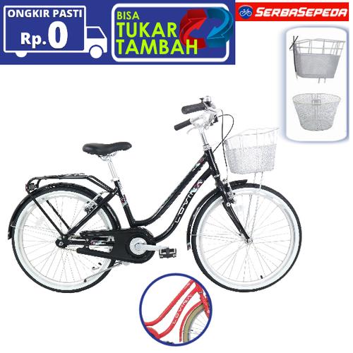 Jual Sepeda Keranjang - Sepeda Polygon Lovina 24 - Hitam - Kota Bekasi ...